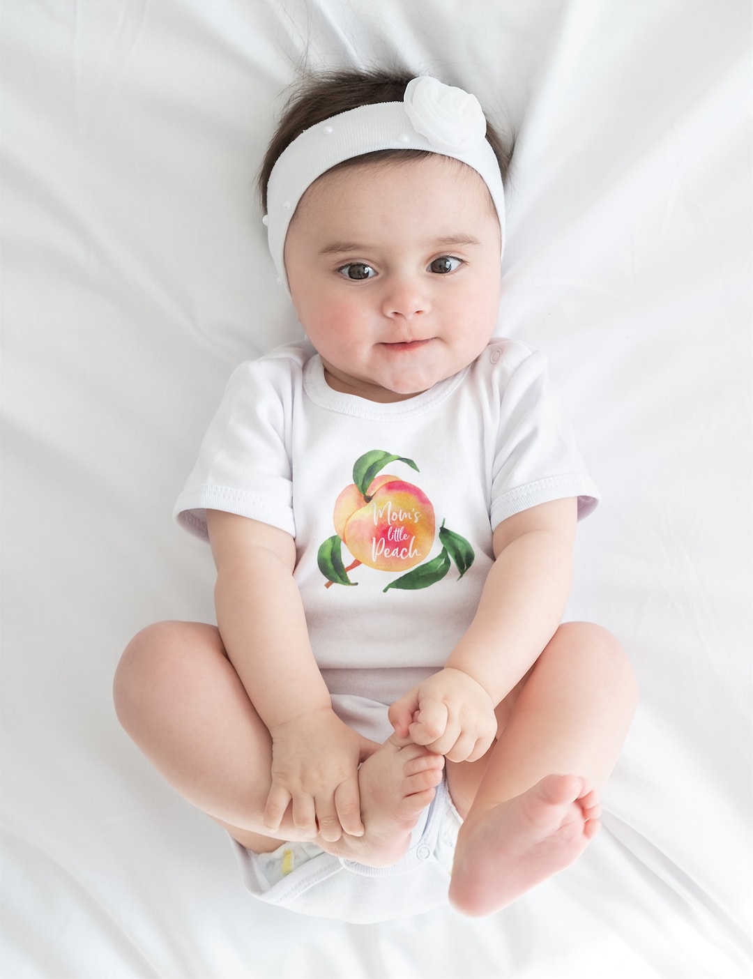Mom's Little Peach Shirt, Peach Baby Shower Gift, Summer Theme Shirts ...