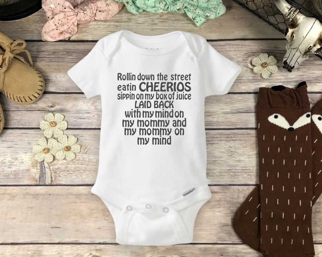 Rollin Down the Street Onesie® Bodysuit Cheerios Juice Box Laid Back ...
