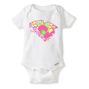 Alabama Baby Onesie® CHOOSE ANY STATE Alabama Grown Preppy Fashion Blue ...