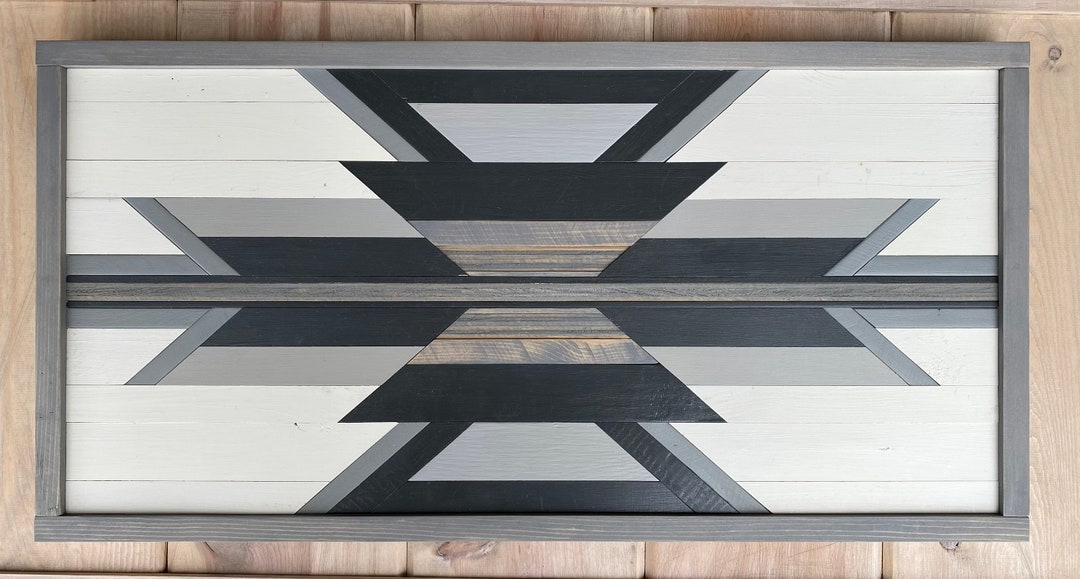 Aztec Art. Reclaimed Wood Aztec Wall Hanging. Wood Wall Decor - Etsy