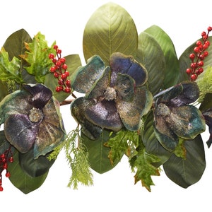 36 Christmas Velvet Magnolia Swag Magnolia Swags All - Etsy