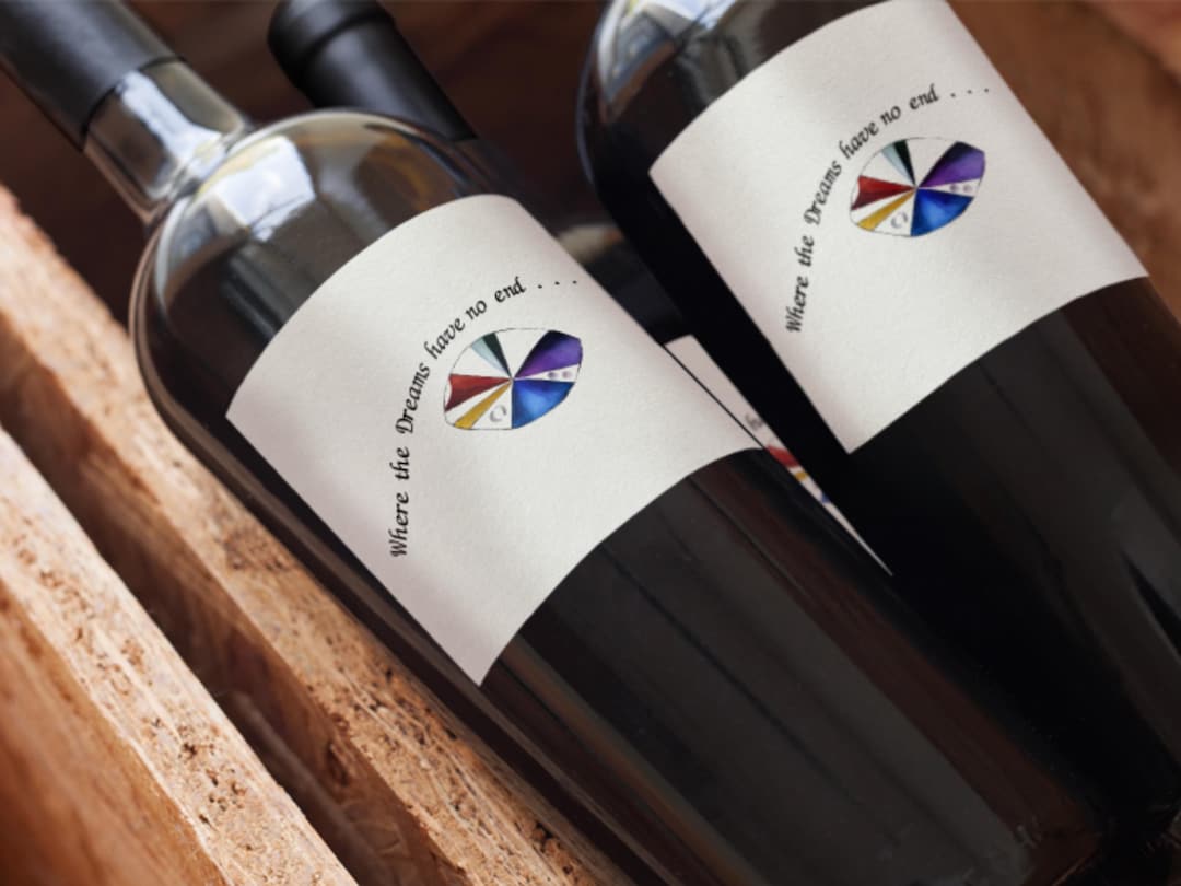 Where the Dreams Have No End Wine Label Sticker - Etsy
