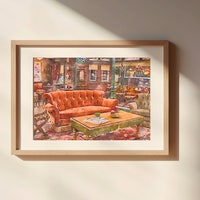Friends Central Perk Wall Art Print - Etsy UK