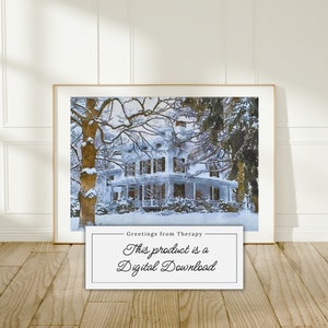 Family Stone House Watercolor Painting Digital Art Print - Etsy