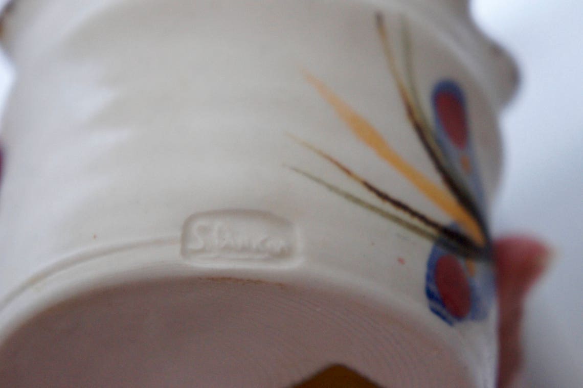 Vintage S. Duncan Pottery Pot Vase Made in Devon South | Etsy UK