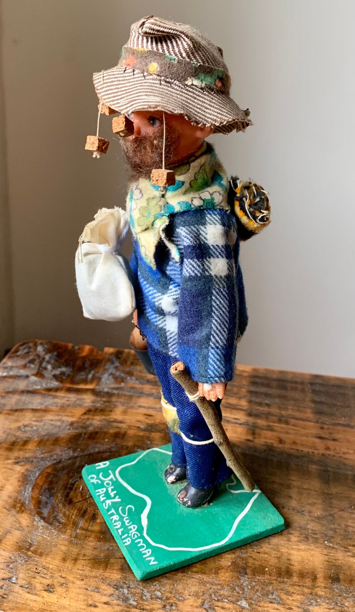 Vintage, 1970s, Boxed, Souvenir, Jolly Swagman, Figure, Man, Costume ...