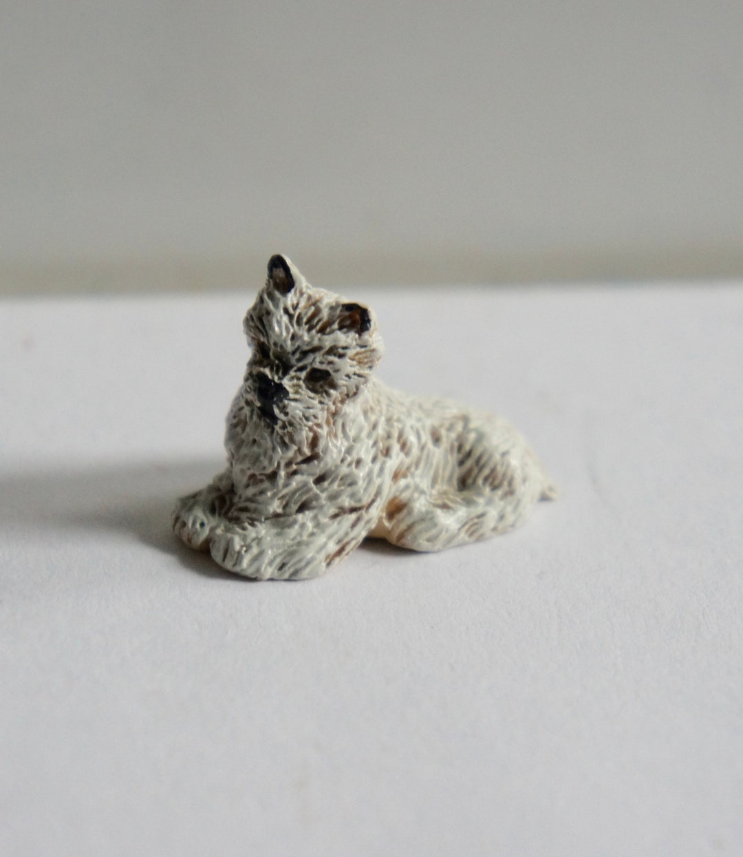 Vintage, 1:12th Scale, 24th Scale, Dolls House, White, Grey, Wheaten ...