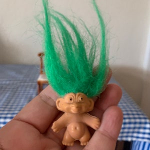 Vintage, 1:6th Scale, Dolls House, 1980s, 1990s, Miniature, Green Hair ...