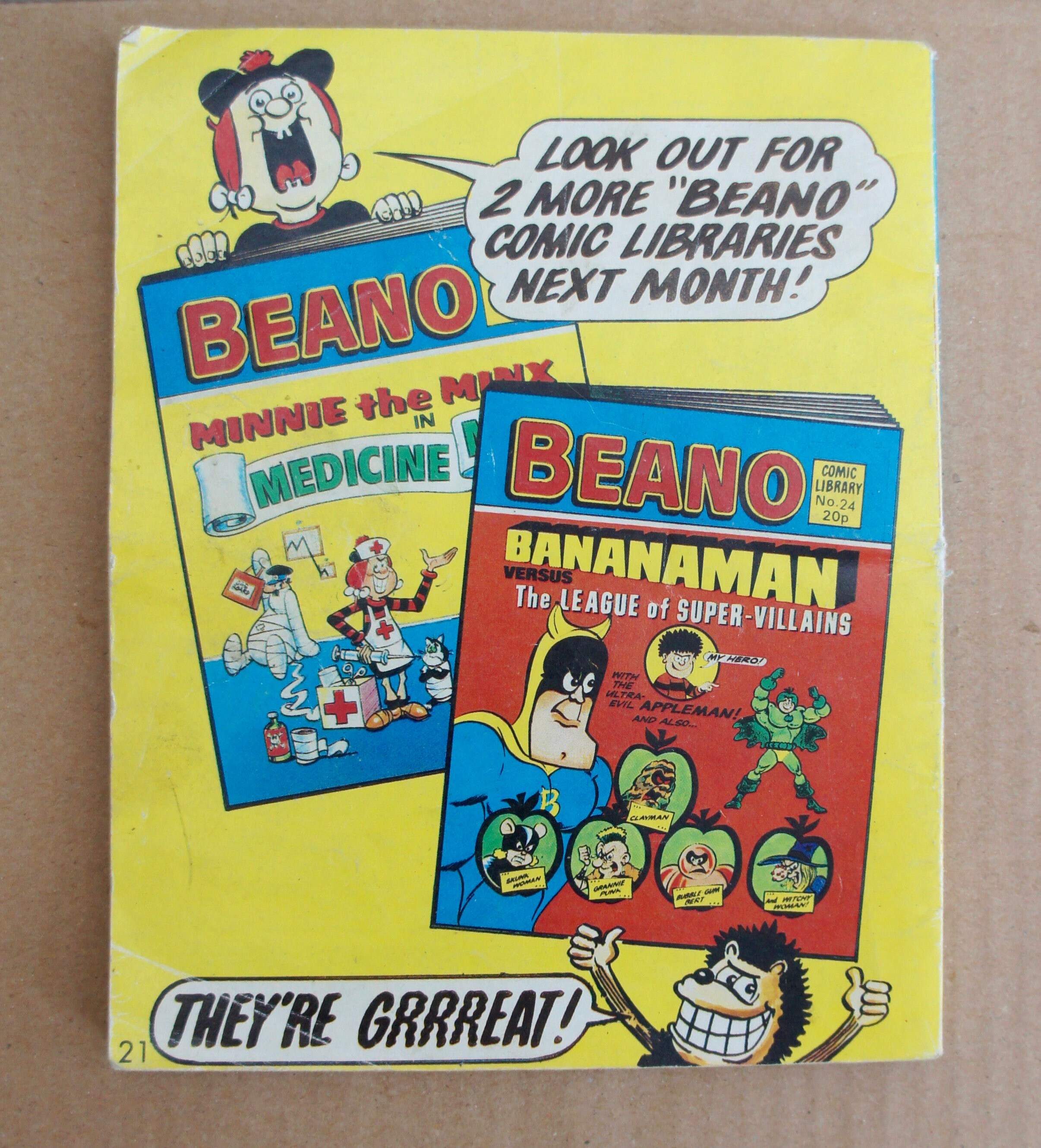 Vintage 1983 Beano Comic Library No 21 Dennis School - Etsy UK