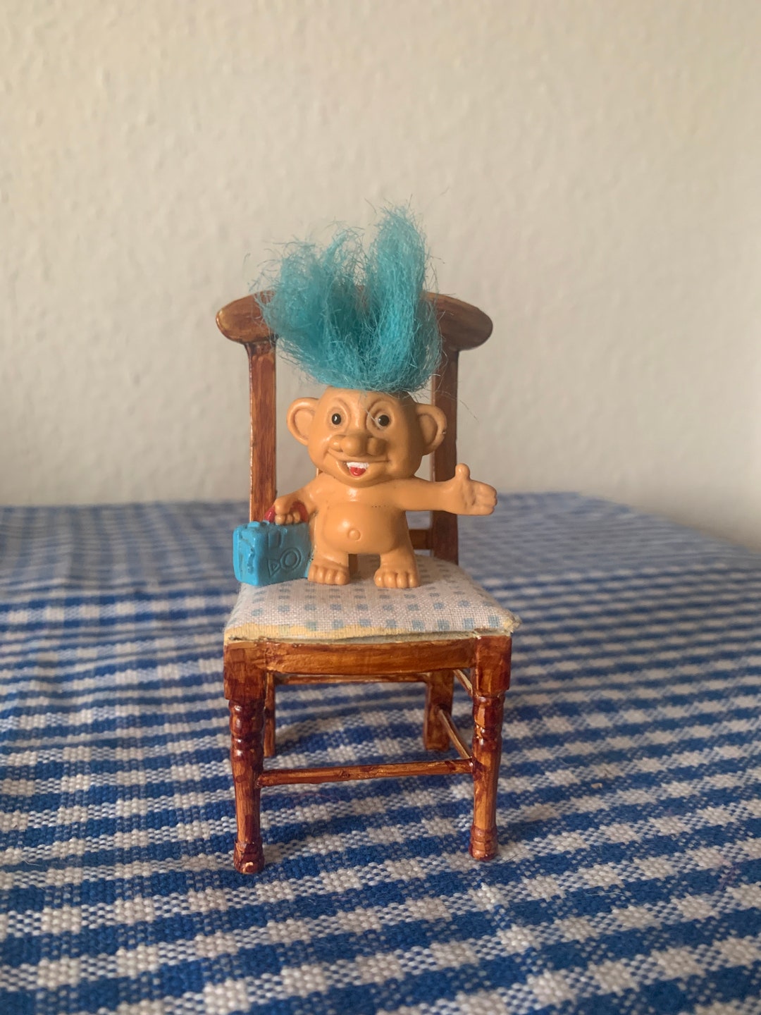 Vintage, 1:6th Scale, Dolls House, 1980s, Weetos, Miniature, Blue Hair ...