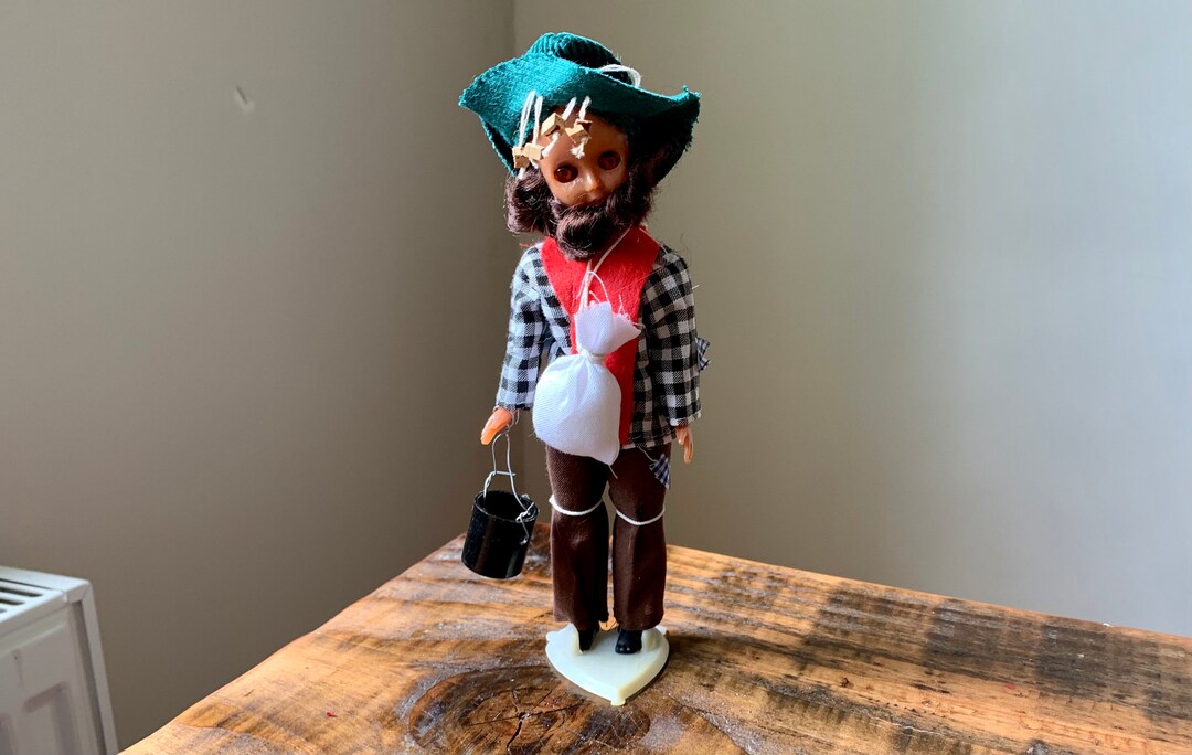 Vintage, 1970s, Souvenir, Swagman, Figure, Men’s, Costume, Rolled ...