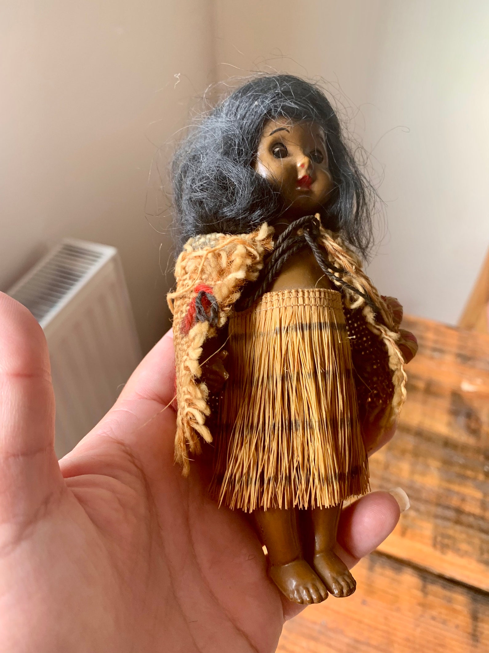 Vintage 1950s Kewpie Style Maori New Zealand Folk Doll | Etsy