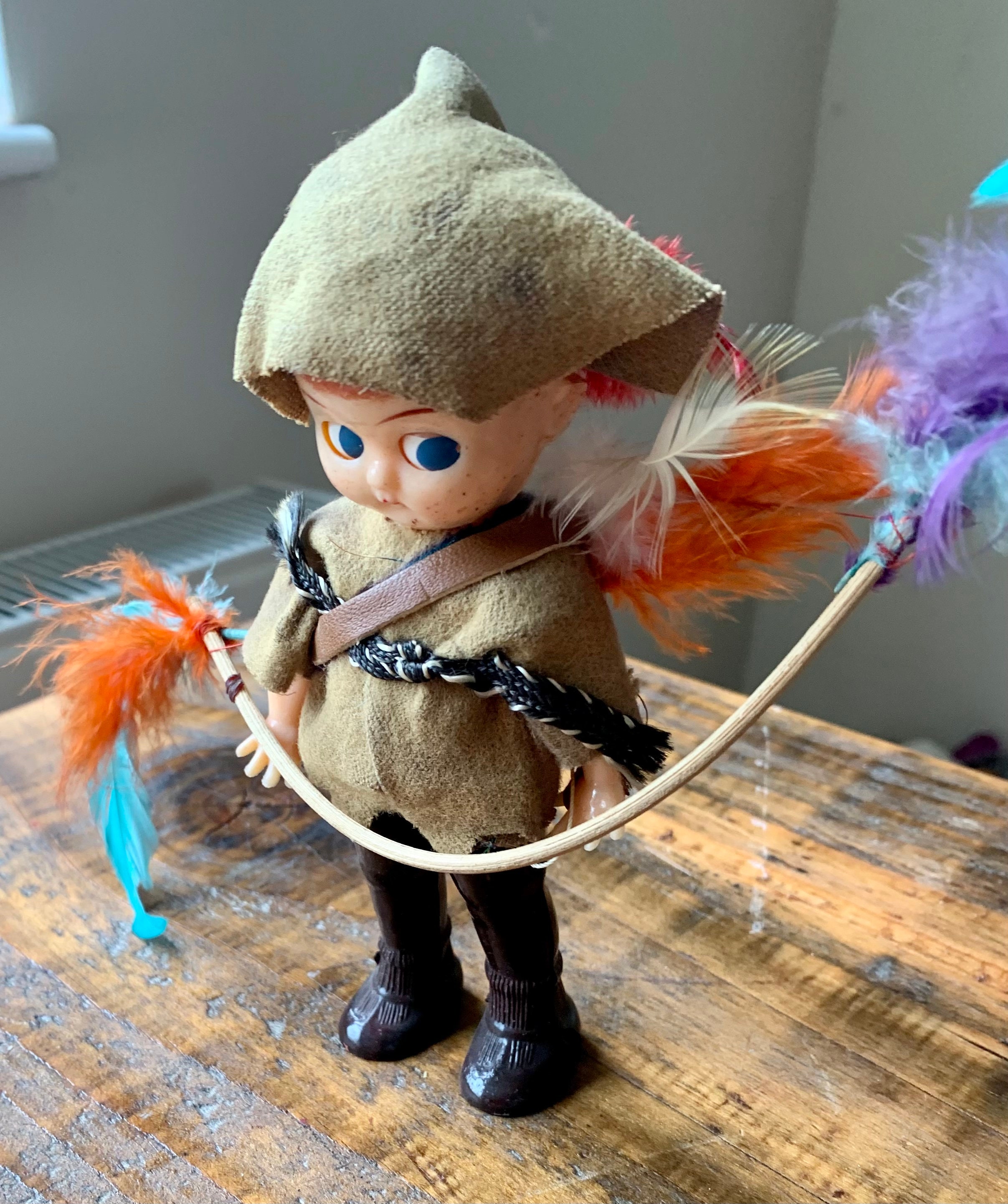 Vintage 1950s Kewpie Style Robin Hood With Bow and Arrows - Etsy