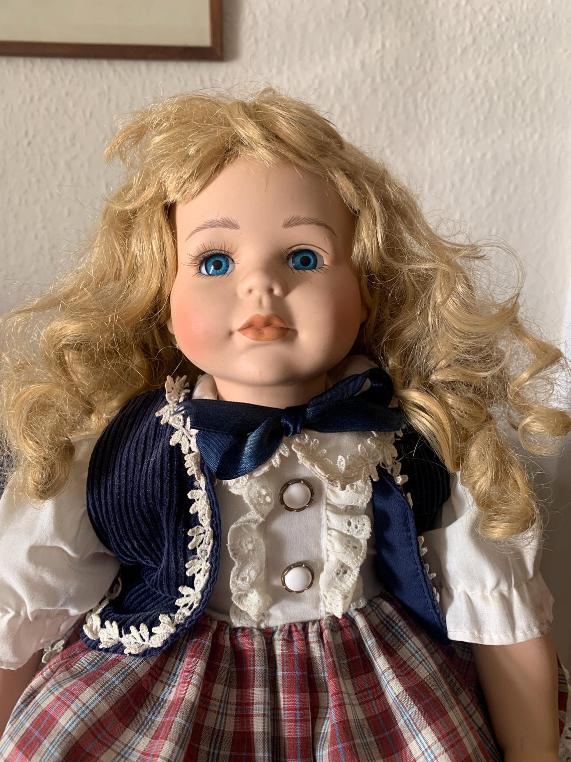 Vintage, Large, Leonardo Collection, Collector’s, Porcelain, Doll, Girl ...