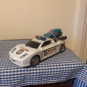 Altered, Large, Plastic, Police, Car, Toy, Collectible, Car, With ...