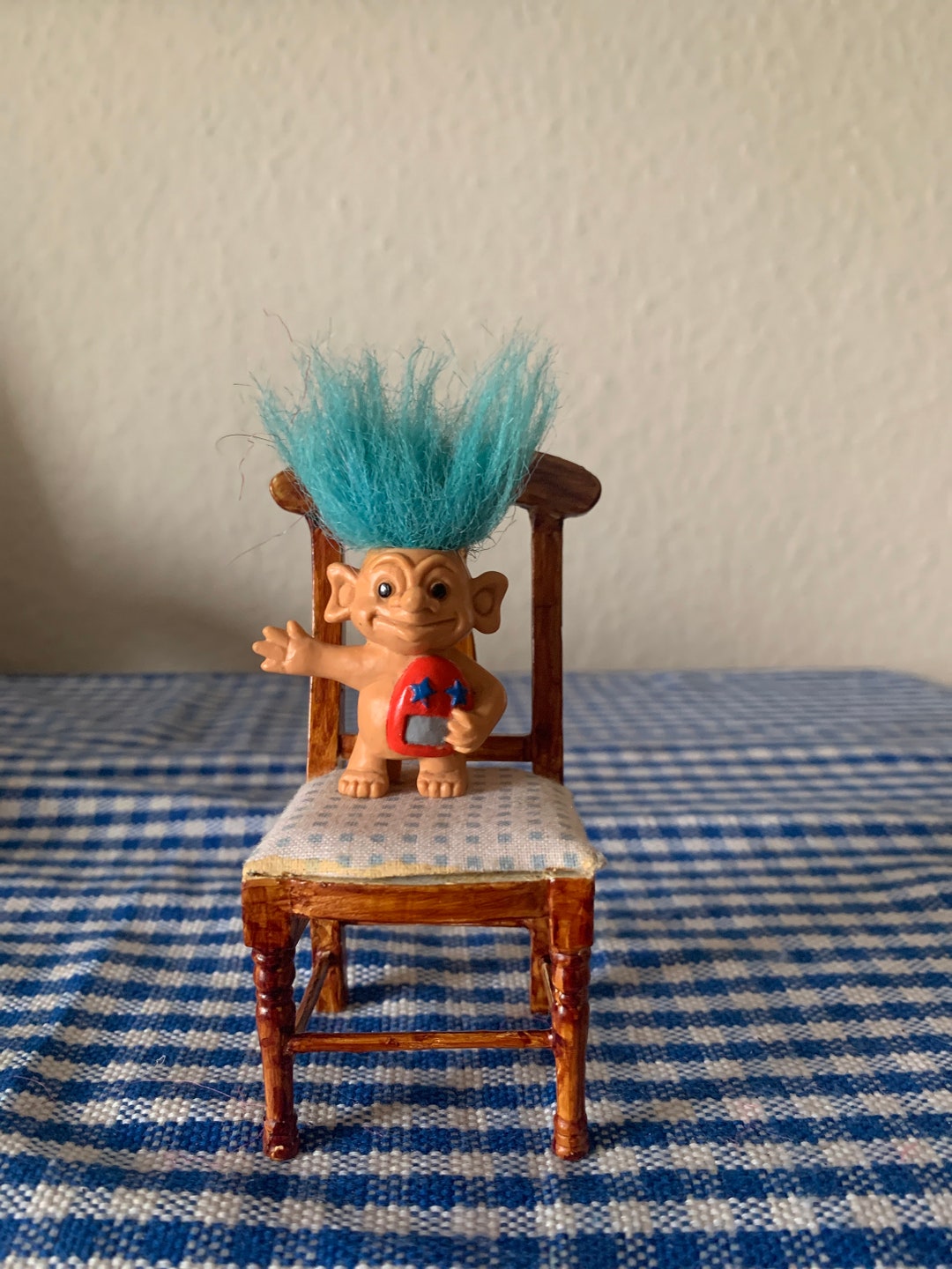 Vintage, 1:6th Scale, Dolls House, 1980s, Weetos, Miniature, Blue, Hair ...