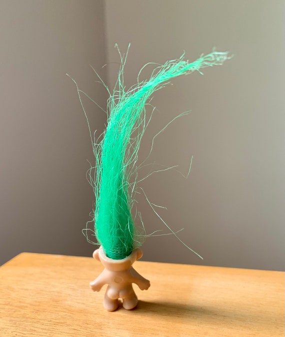 Dolls & Miniatures Miniatures Green Haired Mini Doll Vintage Dolls ...