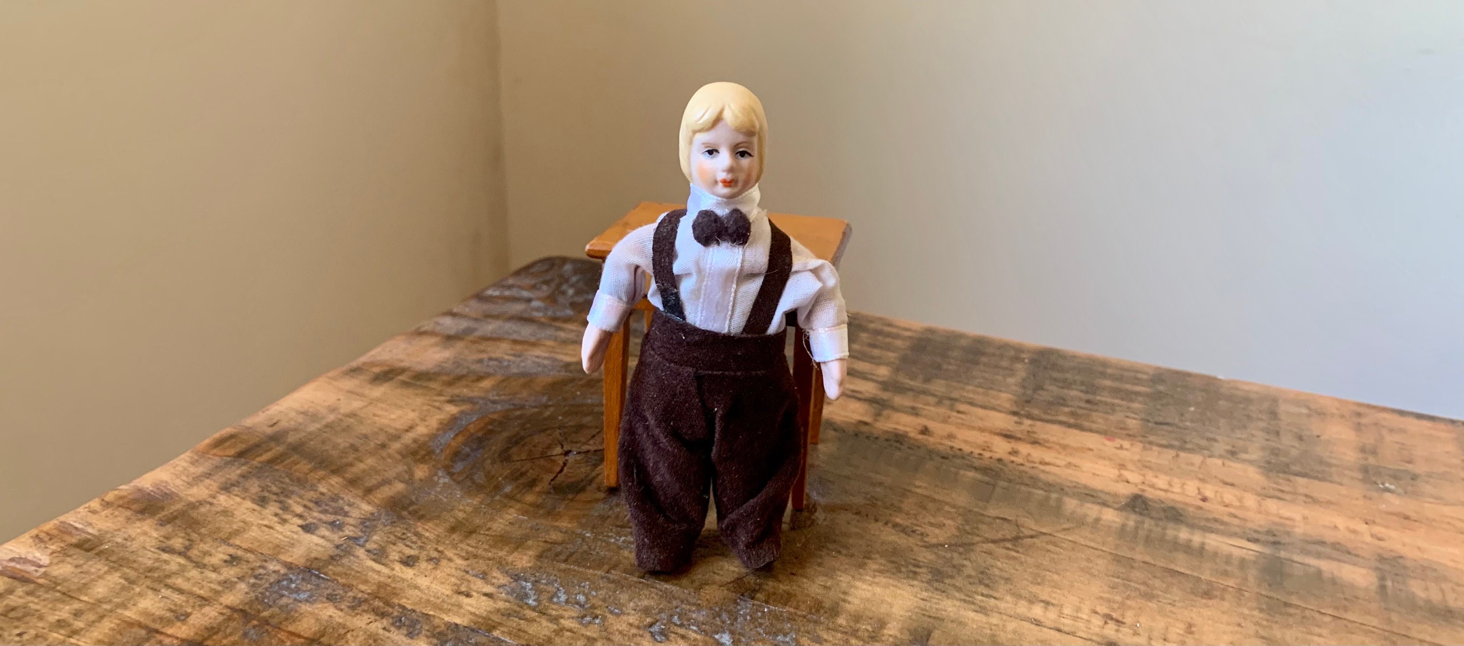 Vintage 1:12th Scale Dolls House Boy Figurine Doll - Etsy UK