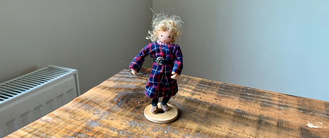 Vintage, Handmade, 1:12th Scale, Dolls House, Posable, Modern, Lady ...