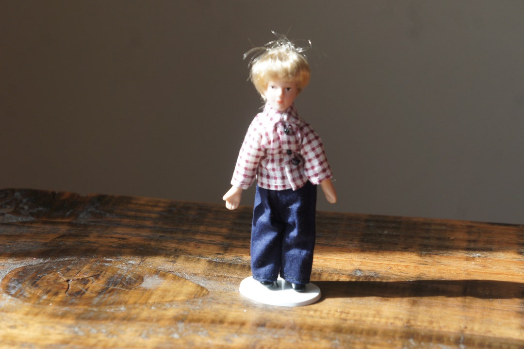 Vintage, 1:12th Scale, Dolls House, Boy, Figurine, Doll, Victorian ...
