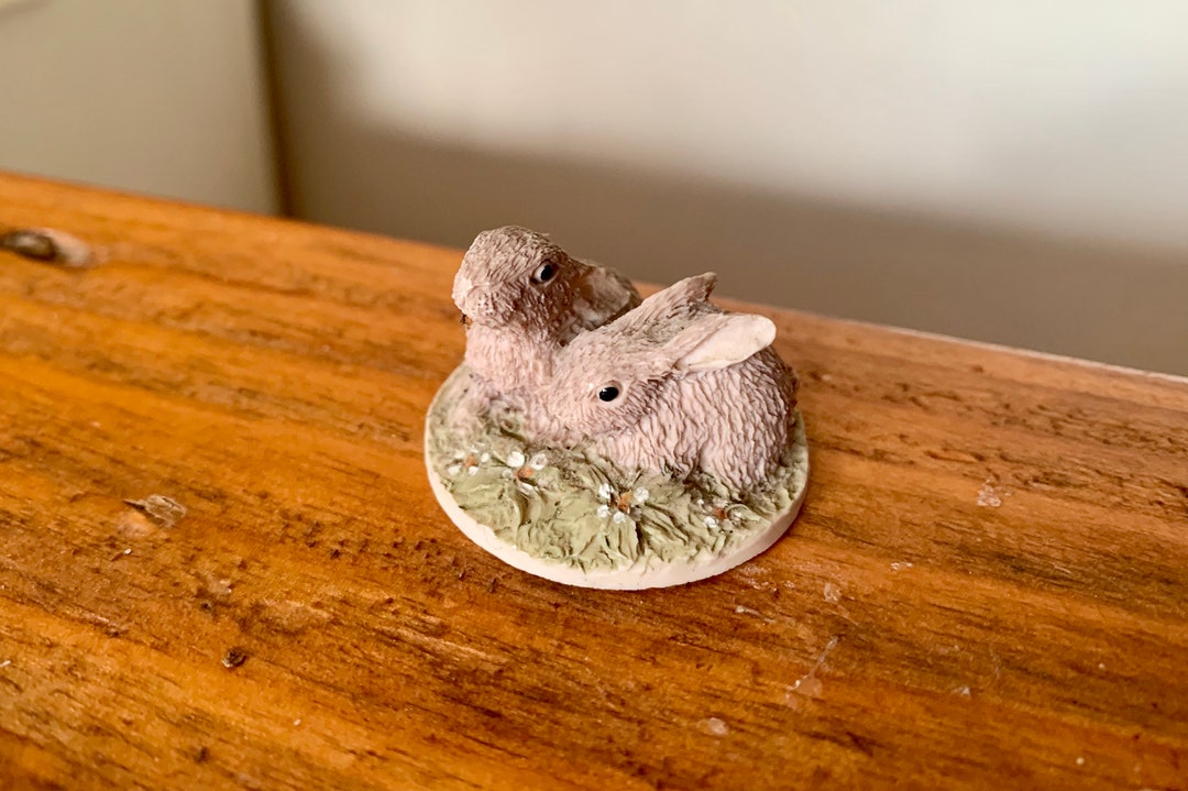 Vintage, 1989, 1:12th Scale, Dolls House, Peter Fagan, Rabbits ...