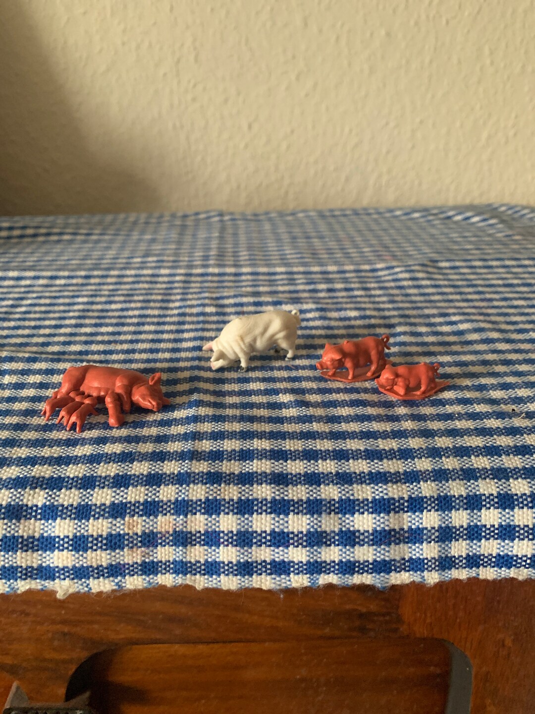 Vintage, Miniature, Farm Animals, Plastic, Pigs, Piglets, Farming ...