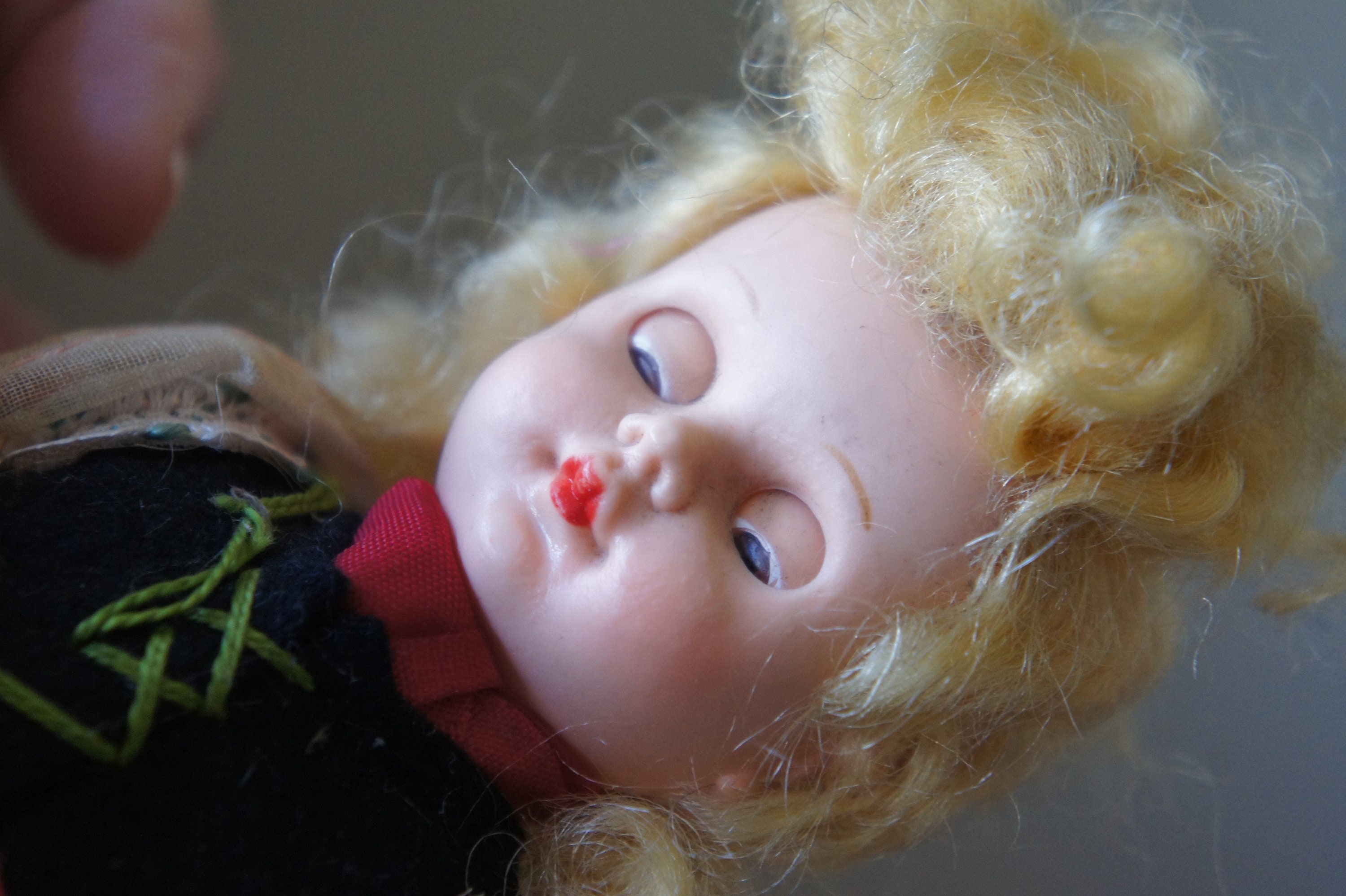 Vintage 1950s Rosebud European Folk Doll In National | Etsy