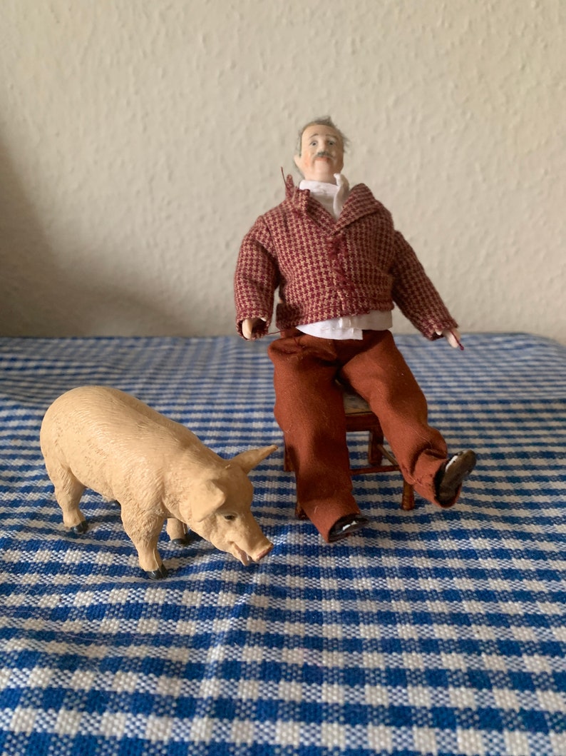 Vintage, ELC, 1:12th Scale, Dolls House, Miniature, Realistic, Plastic ...