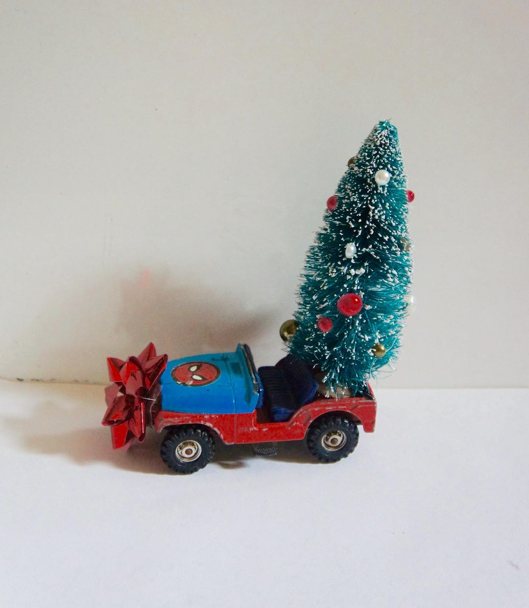 Altered, Vintage, Corgi, Jeep, CJ-5, Spiderman, Toy, Collectible ...