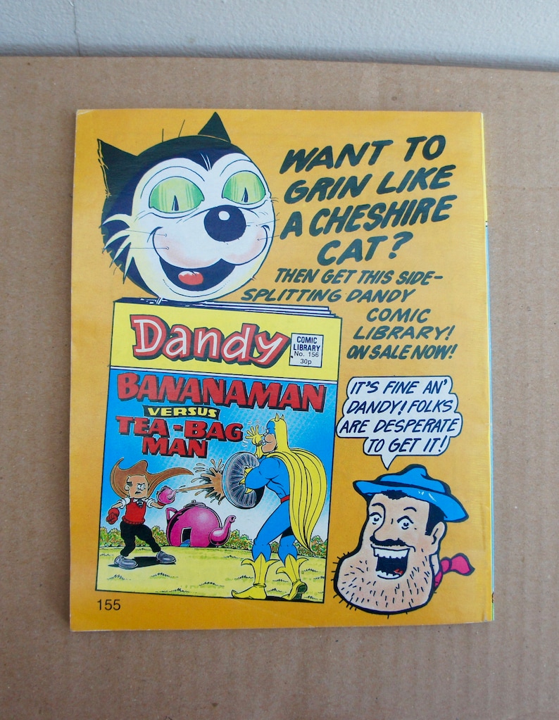Vintage 1989 Dandy Comic Library No. 155 Winker Watson - Etsy