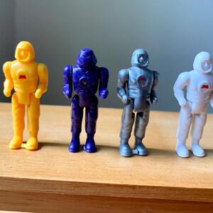 Vintage, 1:12th Scale, Dolls House, Four, Miniature, Plastic, Robot ...