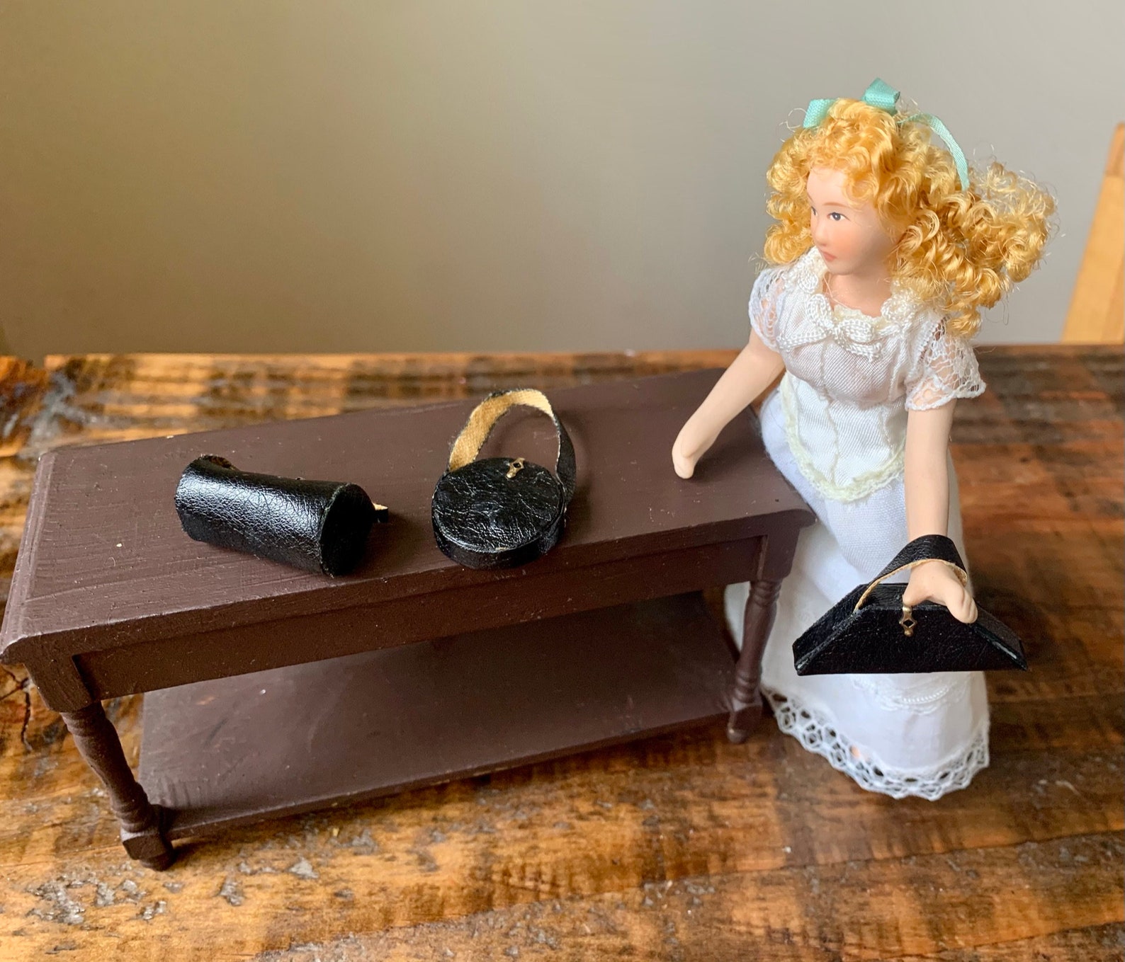 Vintage Handmade 1:12th Scale Dolls House Miniature Set - Etsy UK