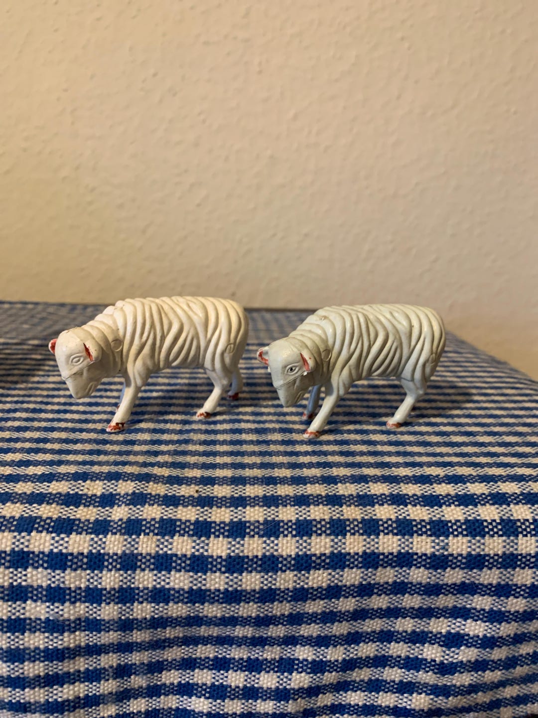 Vintage, 1:12th Scale, Dolls House, Miniature, Plastic, Rams, Sheep ...