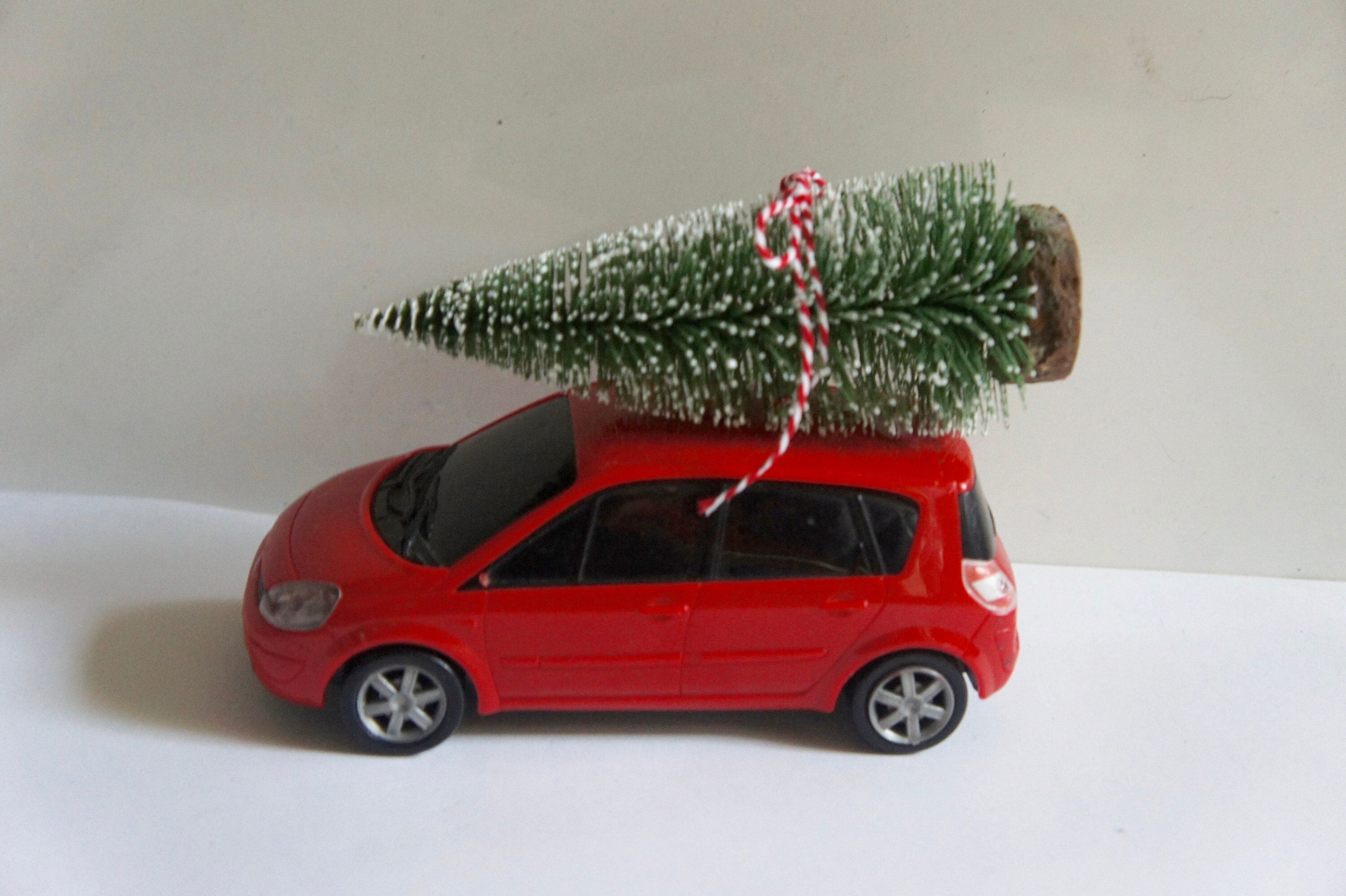 Large, Altered, Red, Citroen, Toy, Car, Collectible, With, Christmas ...