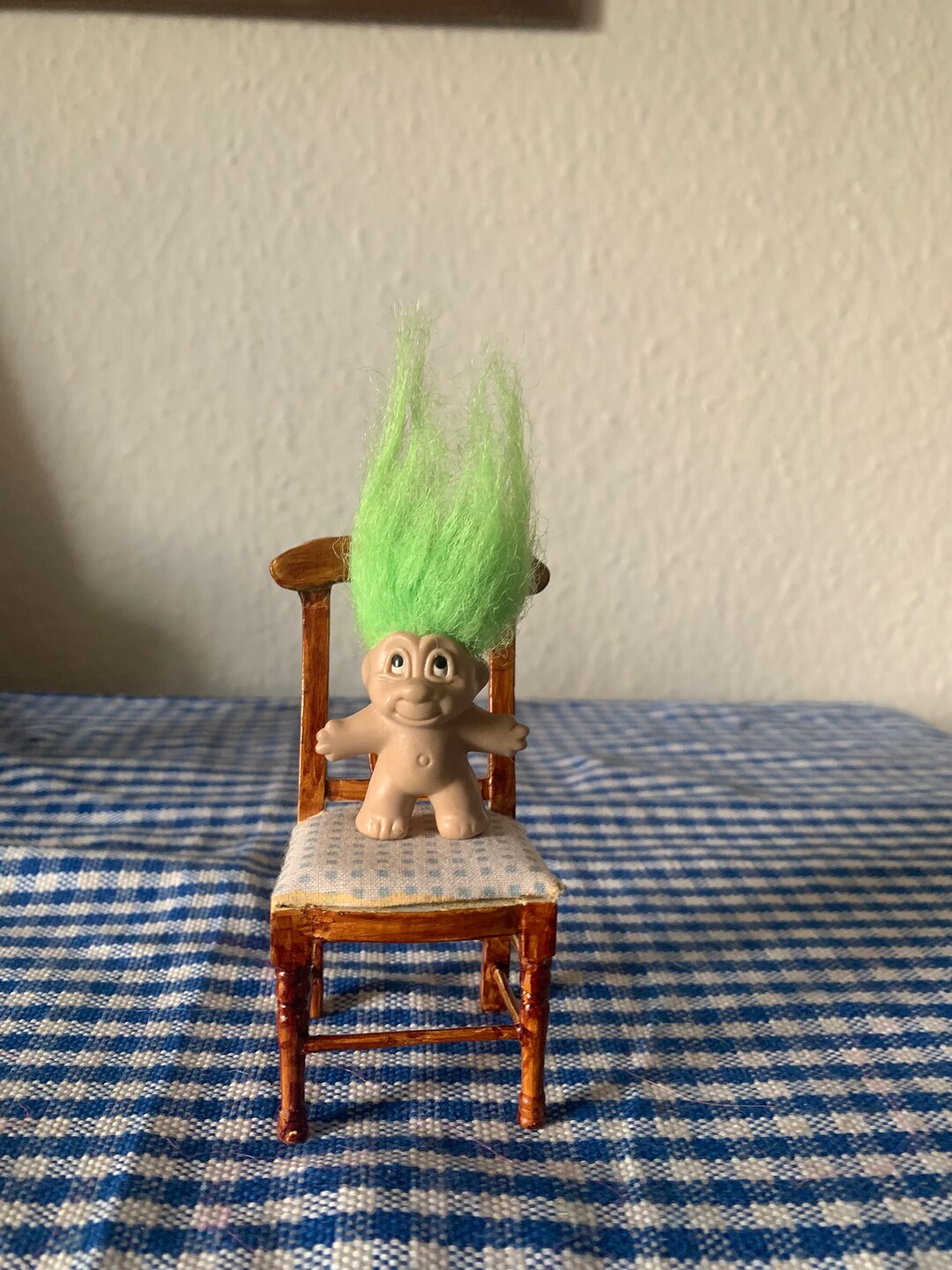 Vintage, 1989, 1:12th Scale, 6th Scale, Dolls House, Mini, Green Hair ...