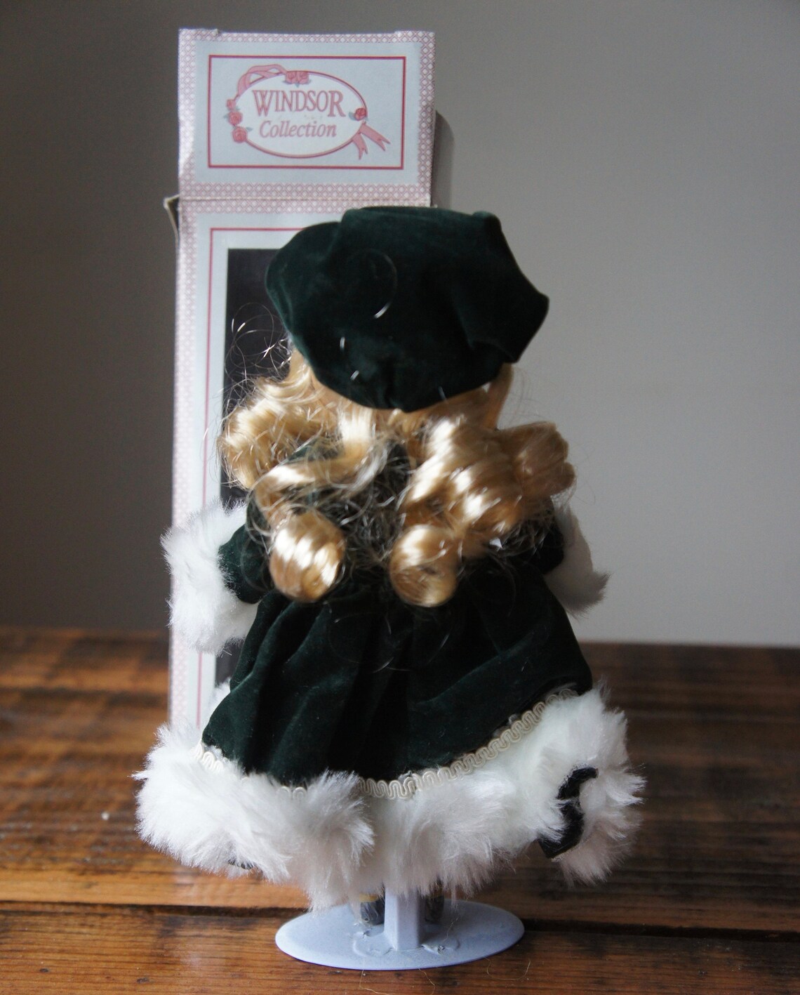 Vintage Boxed Windsor Collection Porcelain Doll in Green - Etsy UK