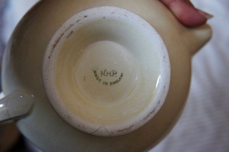 Vintage 1930s New Hall Pottery Gravy Boat Small Jug With - Etsy