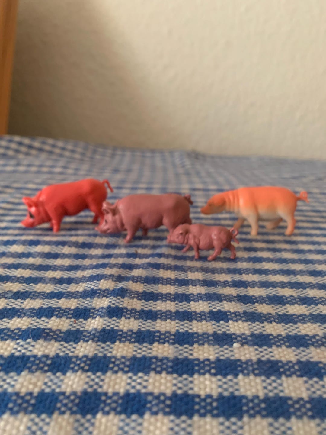 Vintage, Miniature, Farm Animals, Plastic, Pigs, Piglet, Farming ...