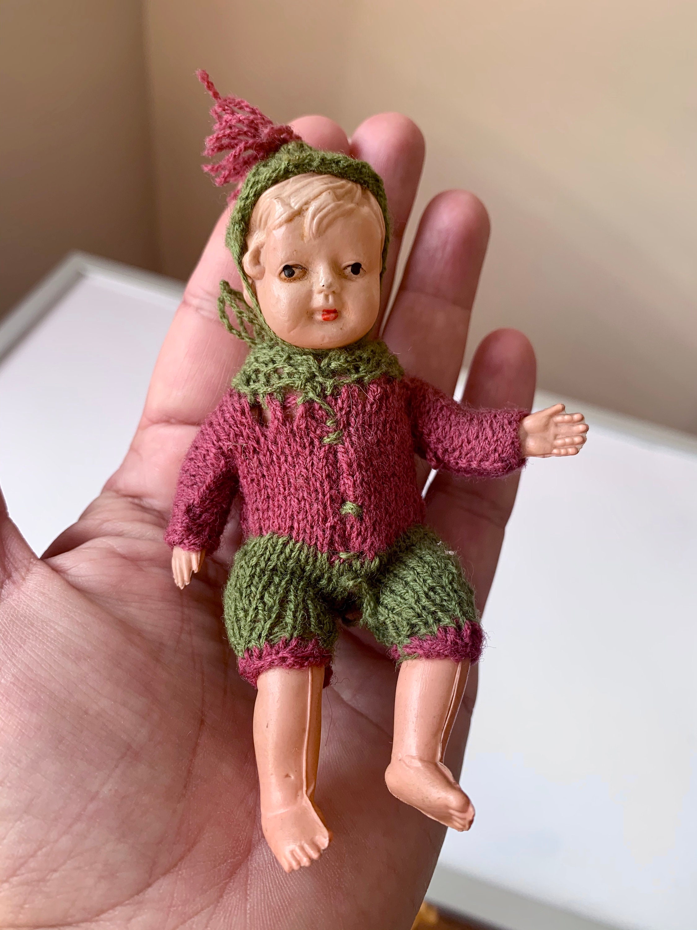 Sweet Vintage Mid Century German K Doll 1:6th Scale | Etsy