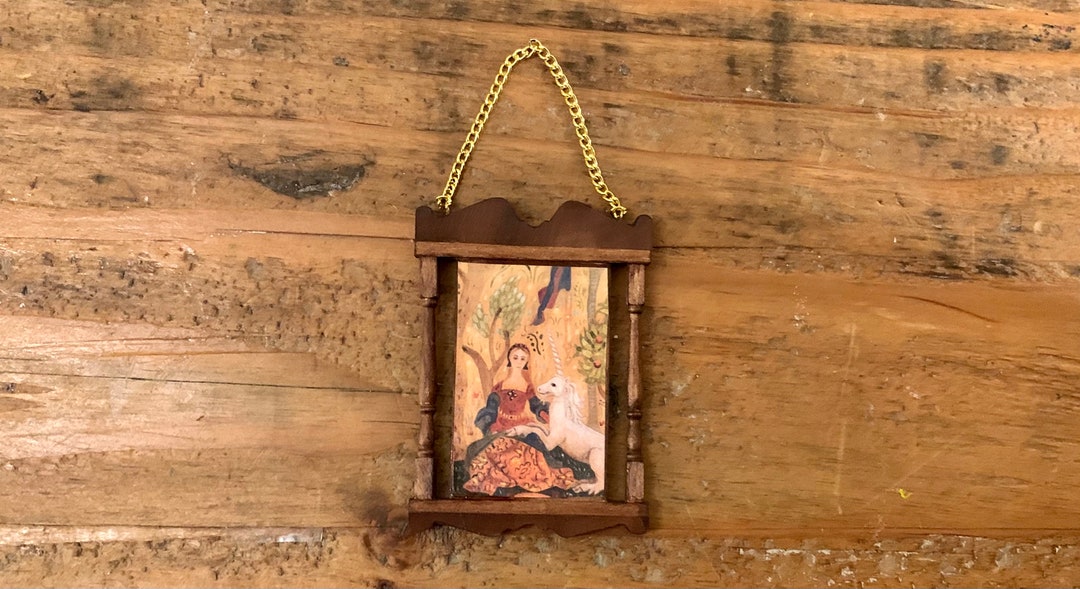 Beautiful, Handmade, 1:12th Scale, Dolls House, Tapestry, Wall Hanging ...