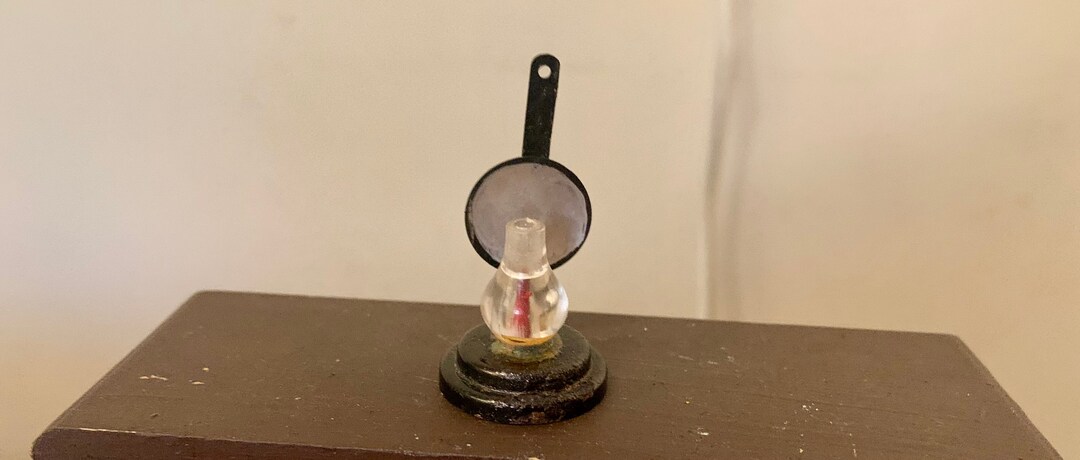 Handmade, Vintage, 1:12th Scale, Dolls House, Lamp, Light, Candle ...