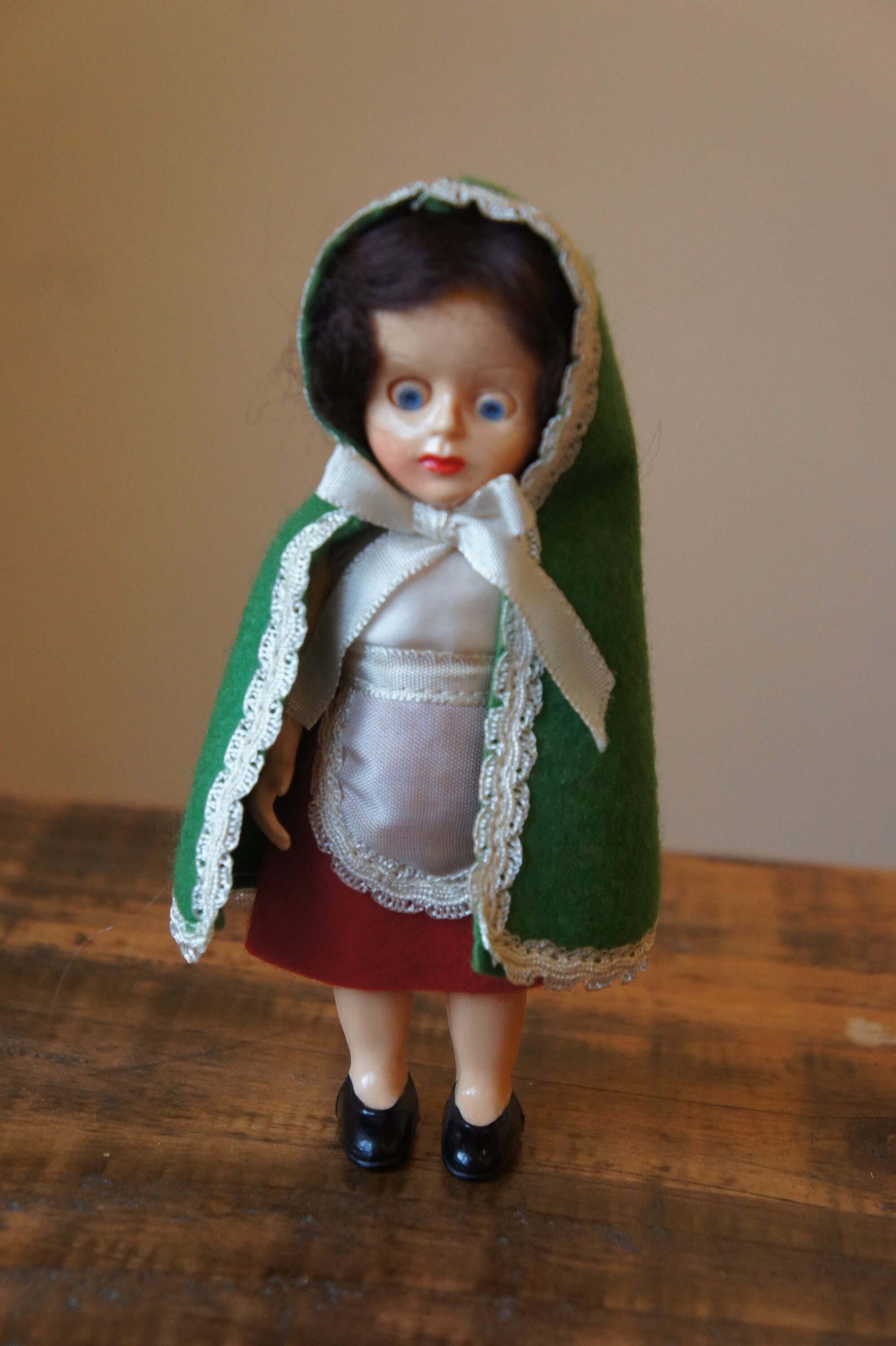 Vintage, 1950s, Rosebud, European, Folk, Doll, in National Costume ...