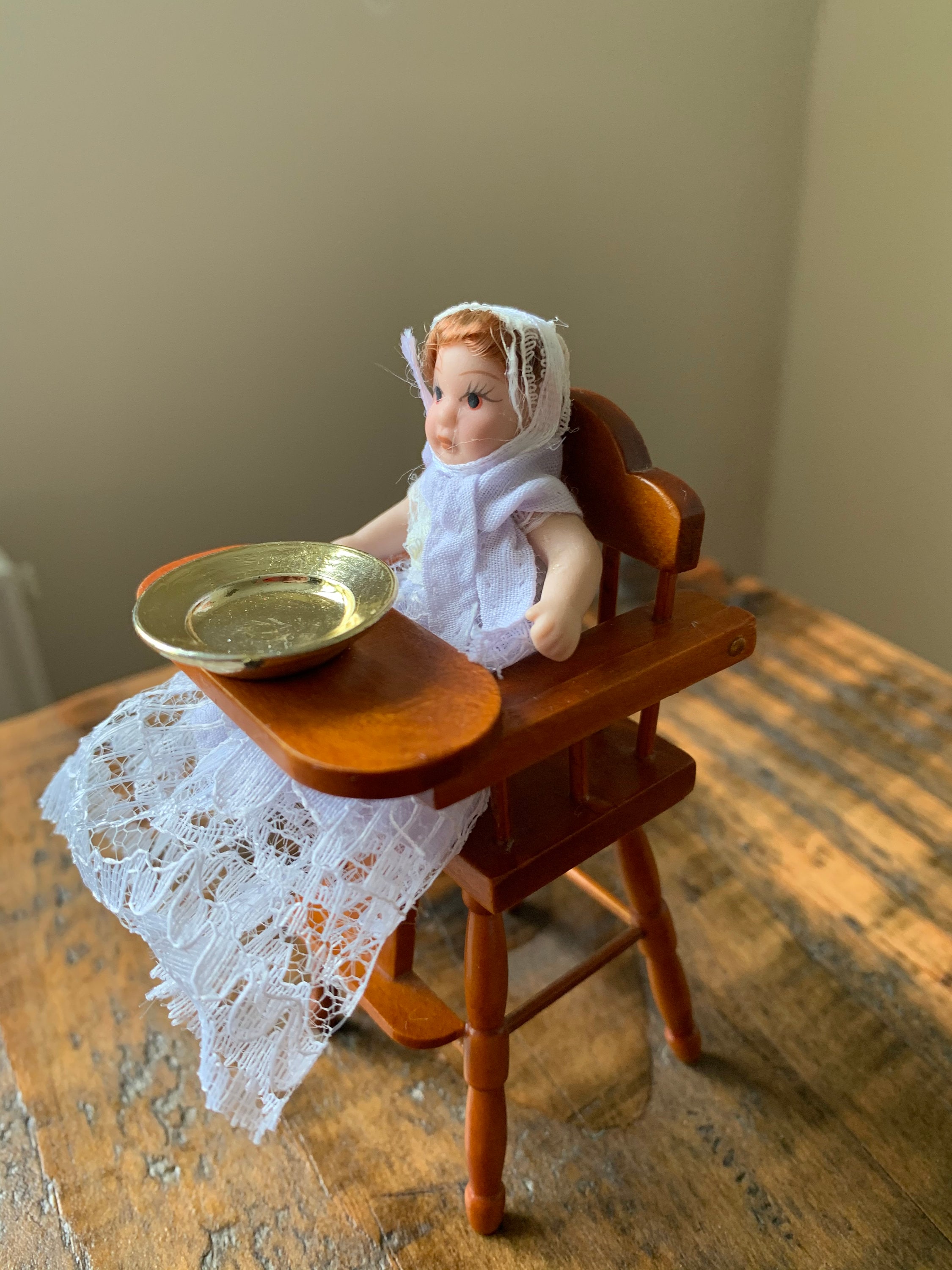 Vintage 1:12th Scale Dolls House Figurine Doll Baby | Etsy