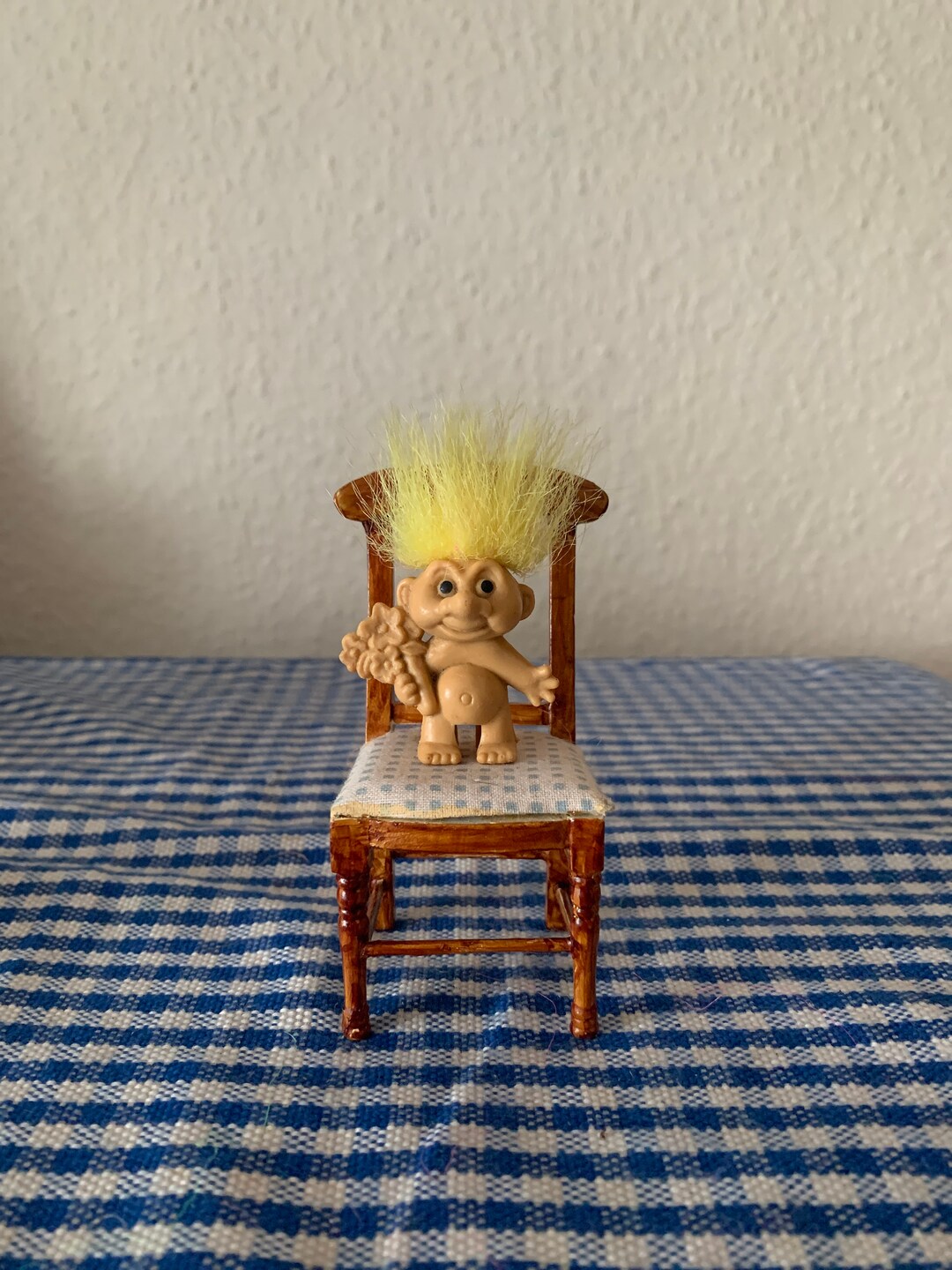 Vintage, 1:6th Scale, Dolls House, 1980s, Miniature, Yellow Hair ...