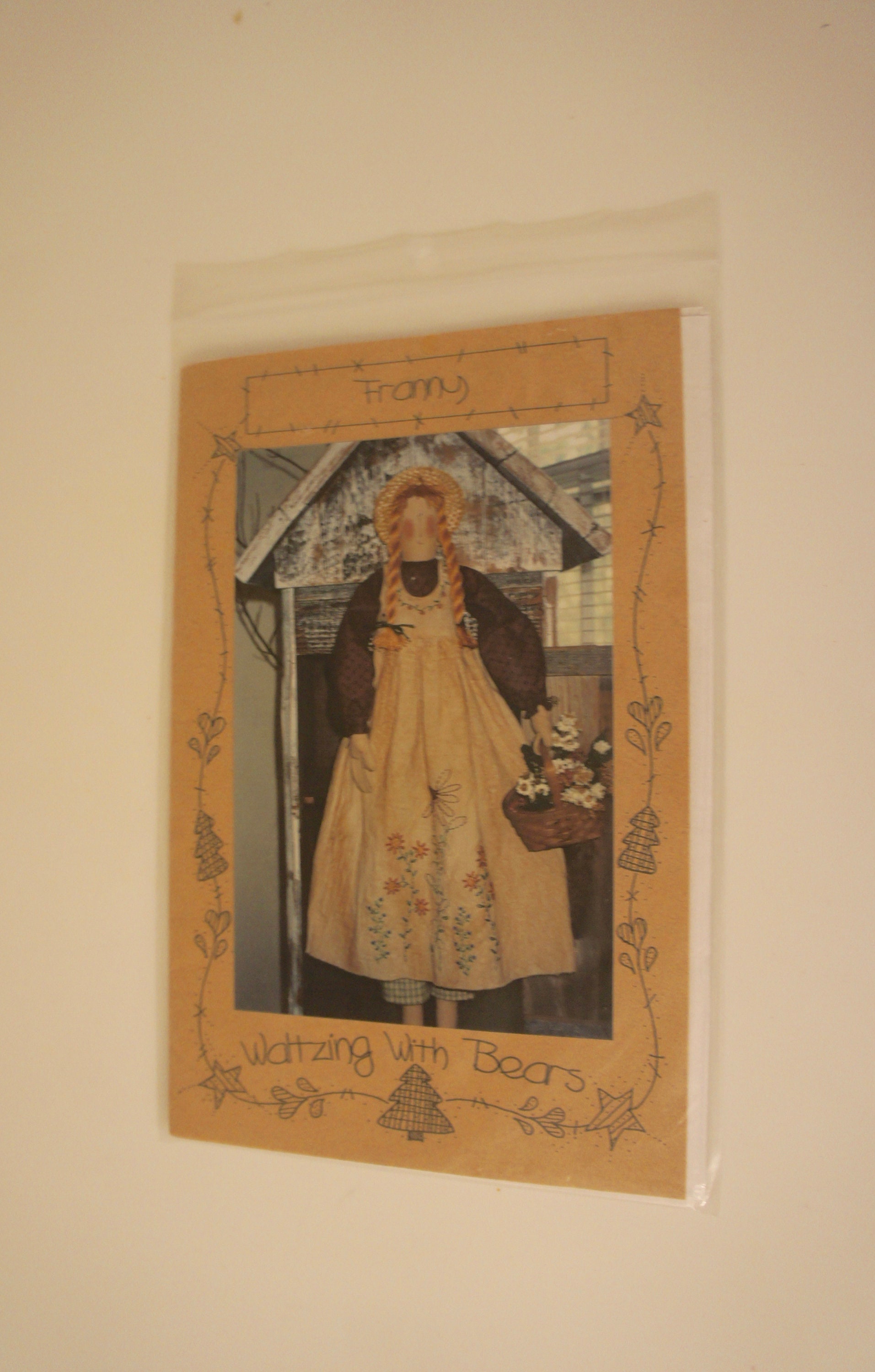 Waltzing With Bears Franny Fabric Country Doll Sewing | Etsy UK