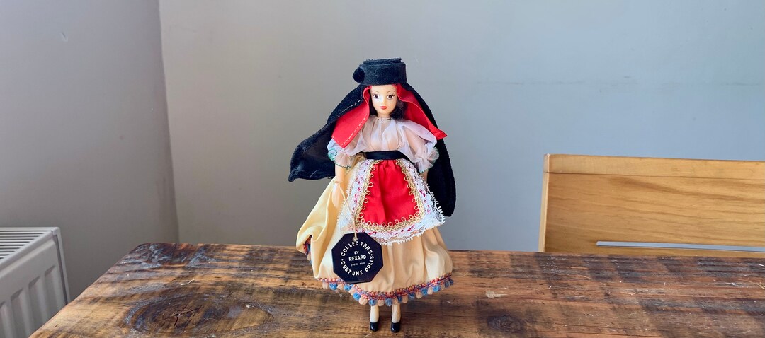 Vintage, Rexard, European, Souvenir, Plastic, Doll, With Tags, In ...
