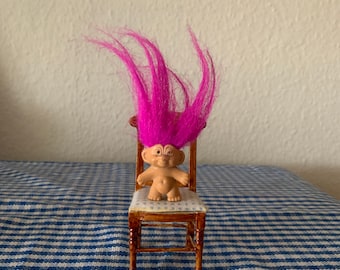 Vintage, 1:6th Scale, Dolls House, 1980s, 1990s, Miniature, Green Hair ...