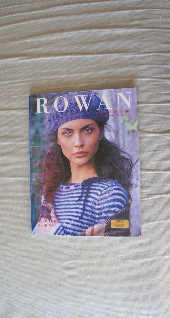 Rowan Issue 36 30 Plus Designs Contemporary Knitting | Etsy