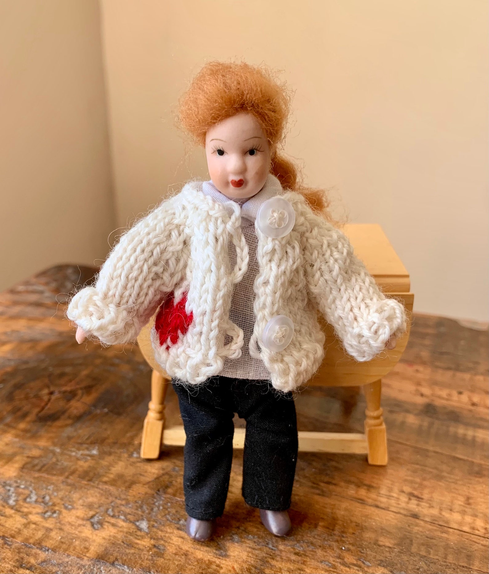 Vintage 1:12th Scale Modern Dolls House Girl Child - Etsy UK