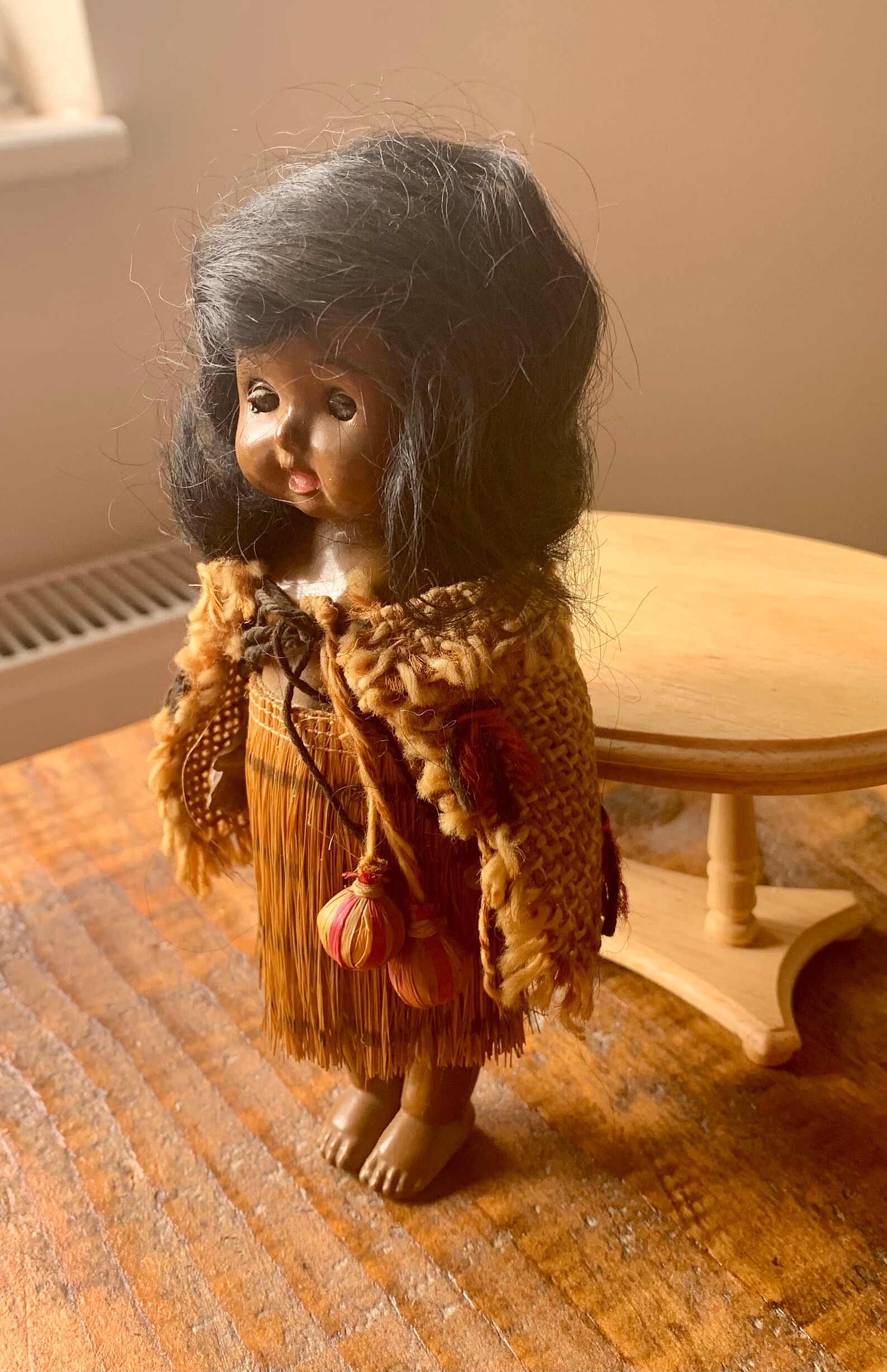 Vintage 1950s Kewpie Style Maori New Zealand Folk Doll | Etsy